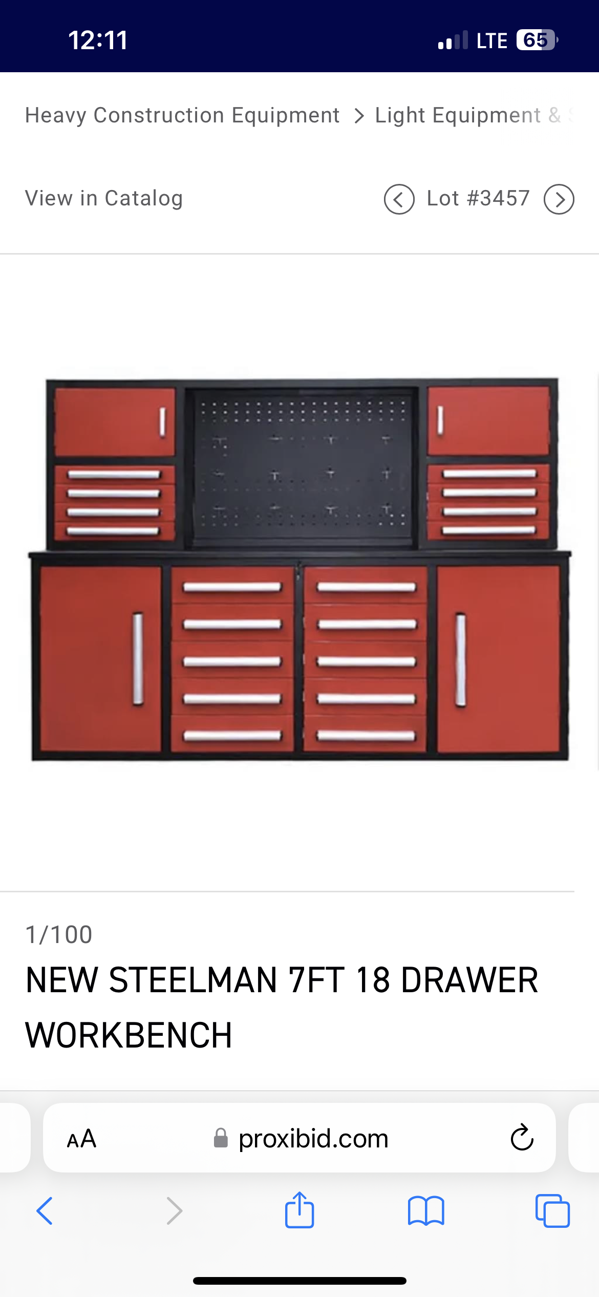 Steelman 7FT-18HD Tool Storage transport quote to Mt Vernon , IN ...