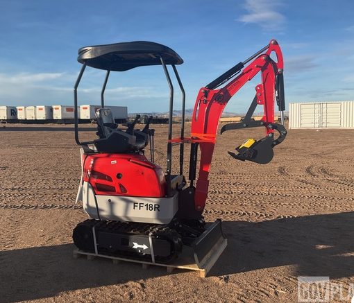 2024 FF Industrial FF18R Mini-Excavator on a pallet General Freight ...