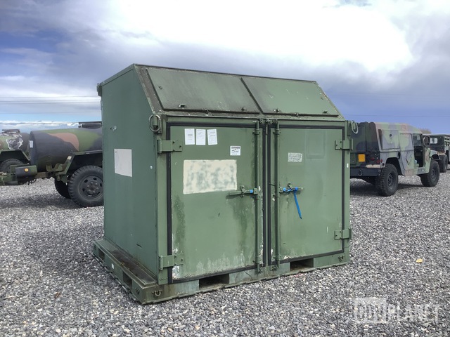 Military Surplus Storage Container Length: 98”, Width: 84”, Height 90 ...