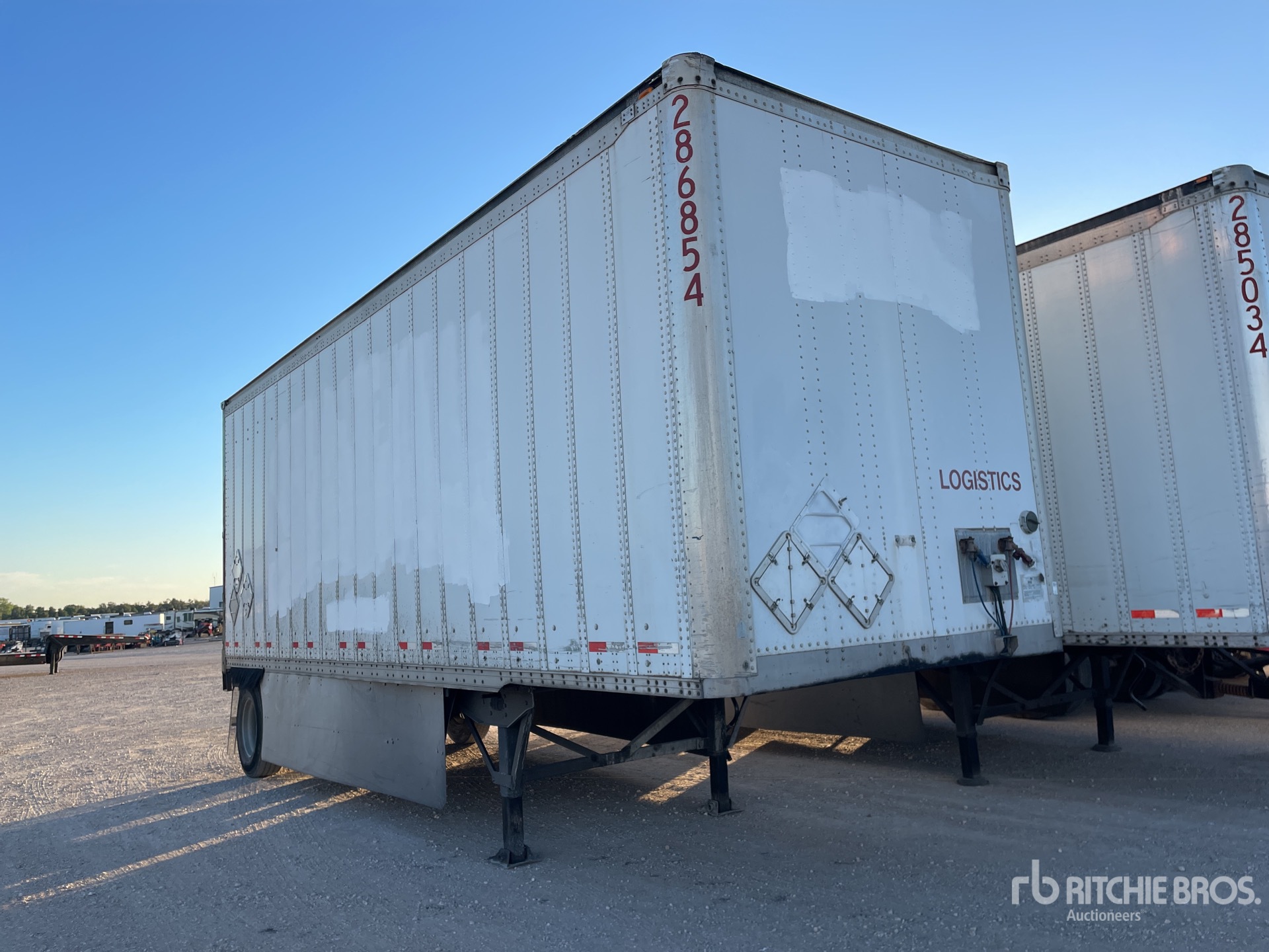 2007 Wabash DVDBHPC 28 ft x 102 in S/A Van Trailer General Freight ...