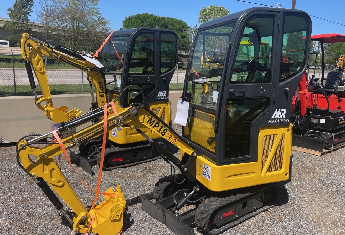 Machpro MP18 Mini Excavators transport quote to McLean, VA. VeriTread ...