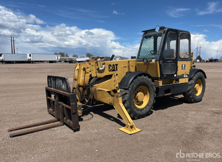 Caterpillar TH103 Telehandlers transport quote to Beulah, WY. VeriTread ...