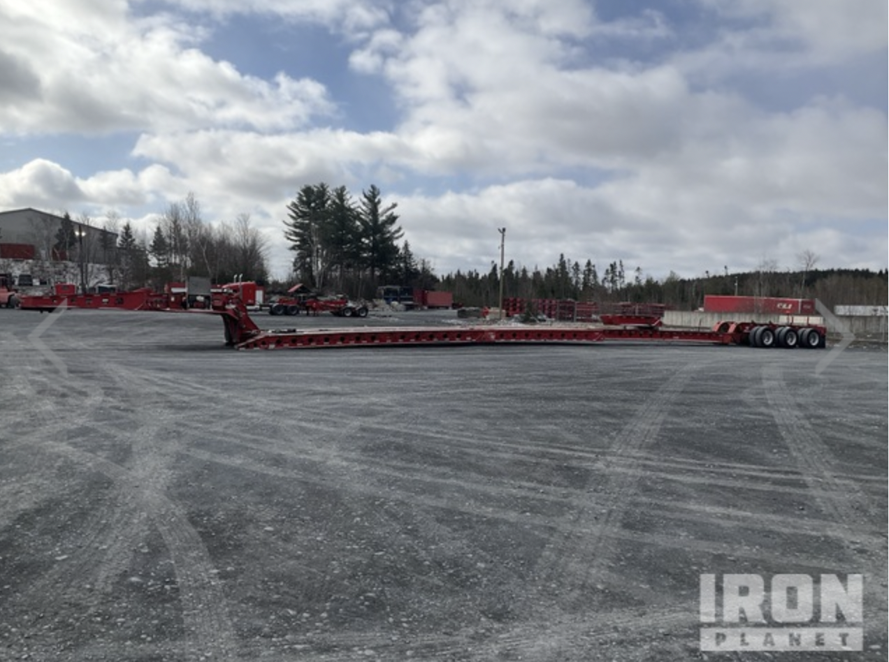 2013 Temisko 75 ton Tri/A Beam Removable Gooseneck Lowboy Trailer ...