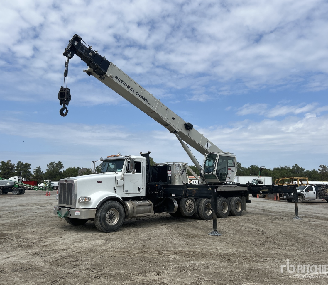 National 1400H 58800 lb Straight Boom on 2019 Peterbilt 367 10x6 Boom ...