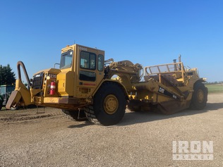 Cat 627G Scrapers transport quote to Swift Current, SK. VeriTread Load ...