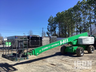 Genie S80X Telehandlers transport quote to Orlando, FL. VeriTread Load ...
