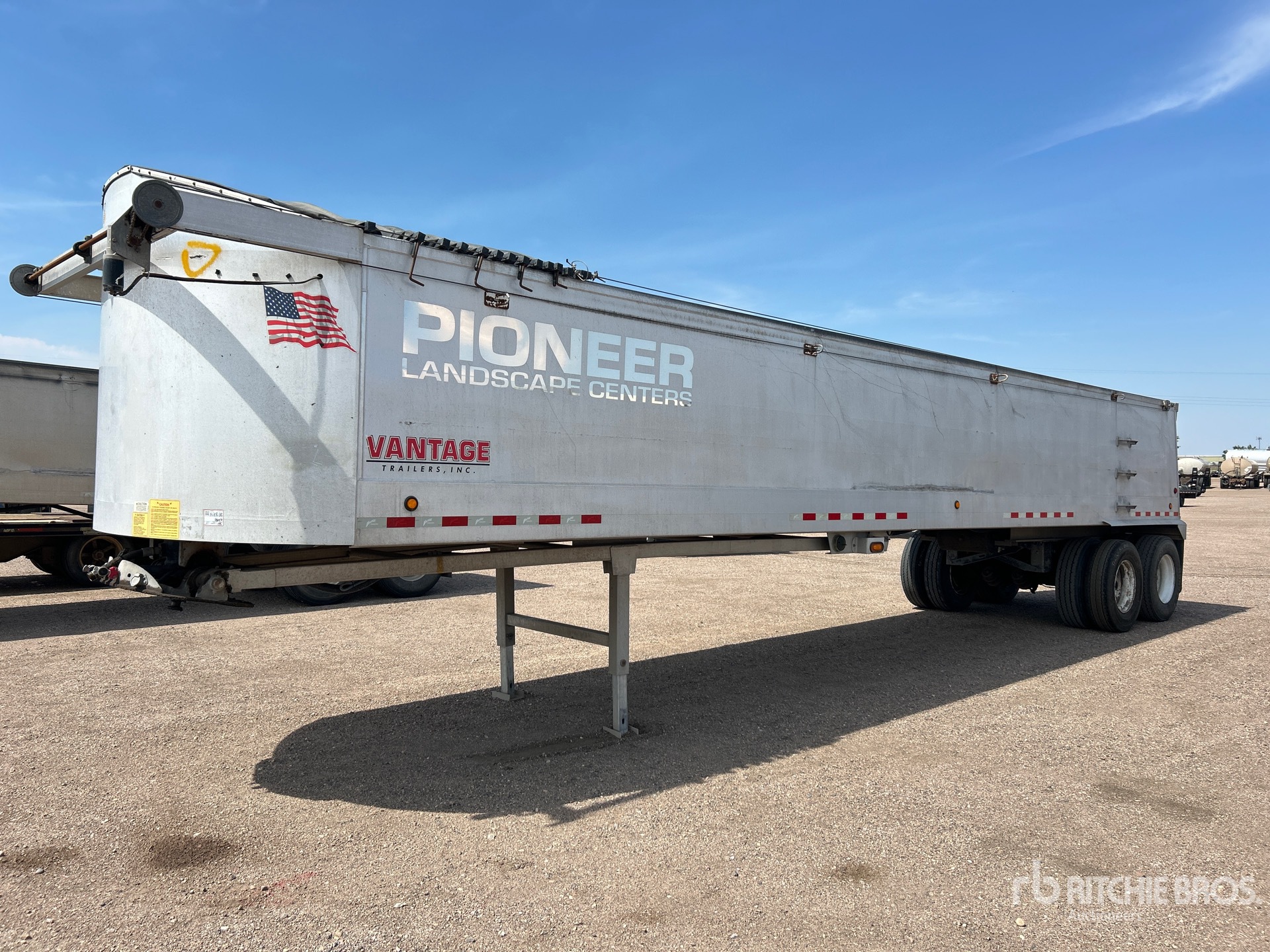2019 Vantage 39 ft T/A Aluminum End Dump Trailer General Freight ...