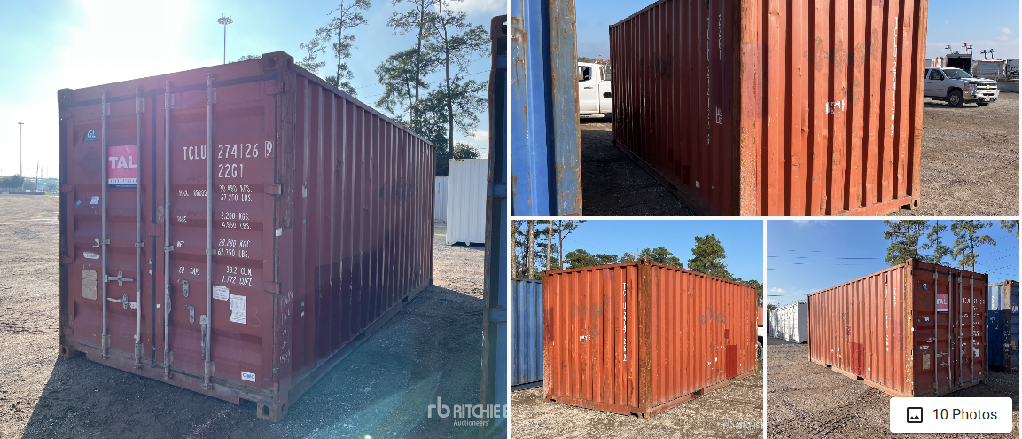 20 ft Standard 20 ft Storage Container General Freight transport quote ...