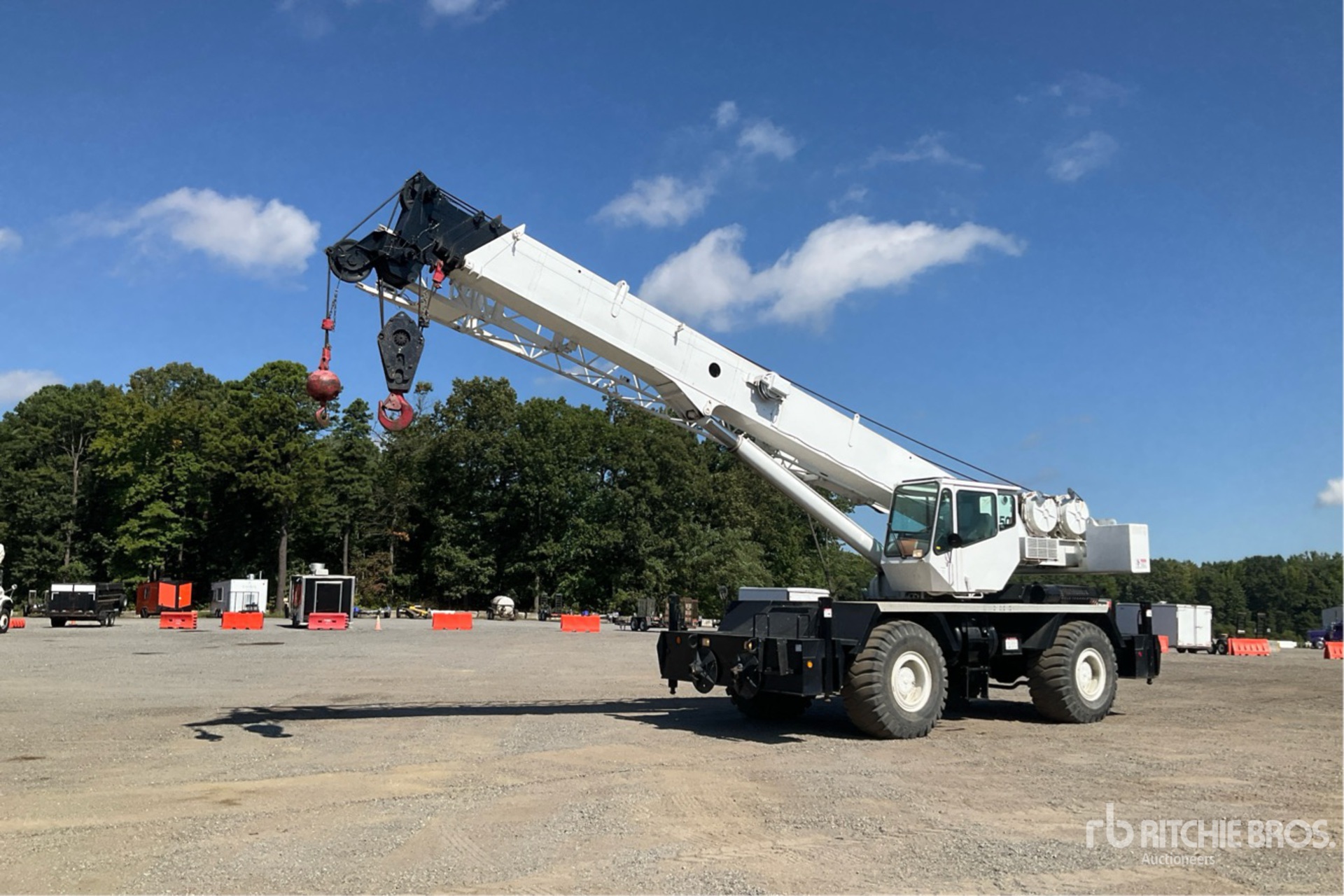 2001 Grove RT650E 50 ton 4x4 Rough Terrain Crane General Freight ...