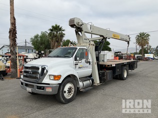 Ford F750 Trucks - Boom transport quote to Valdosta, GA. VeriTread Load ...