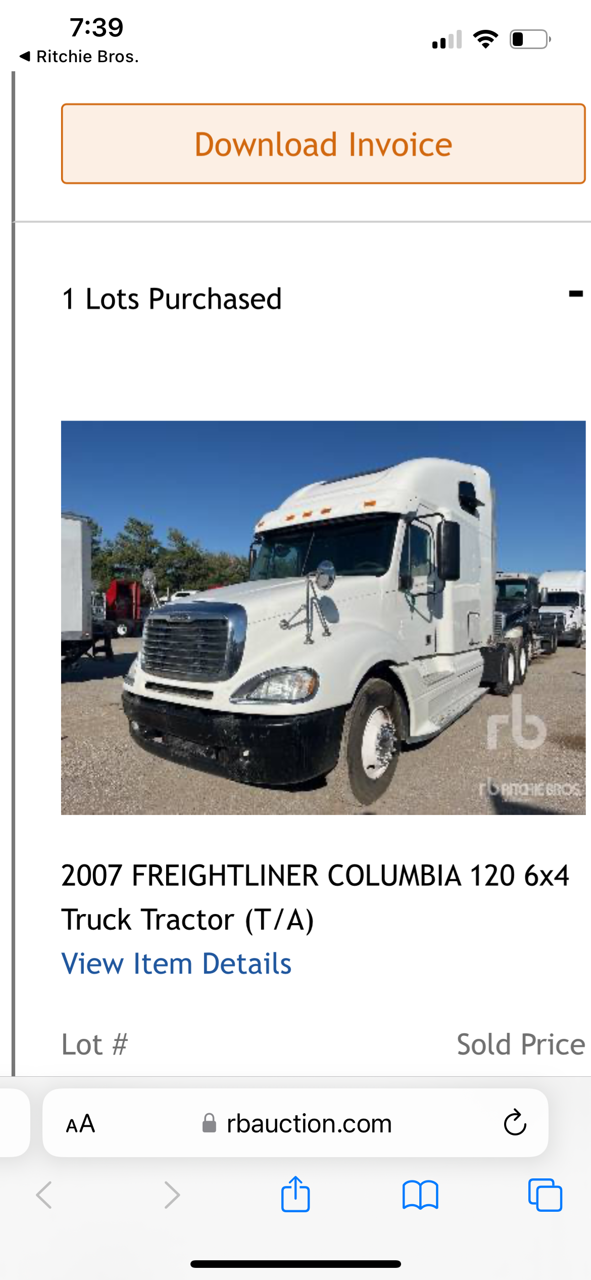 Freightliner COLUMBIA120 Trucks - Cab & Chassis transport quote to ...