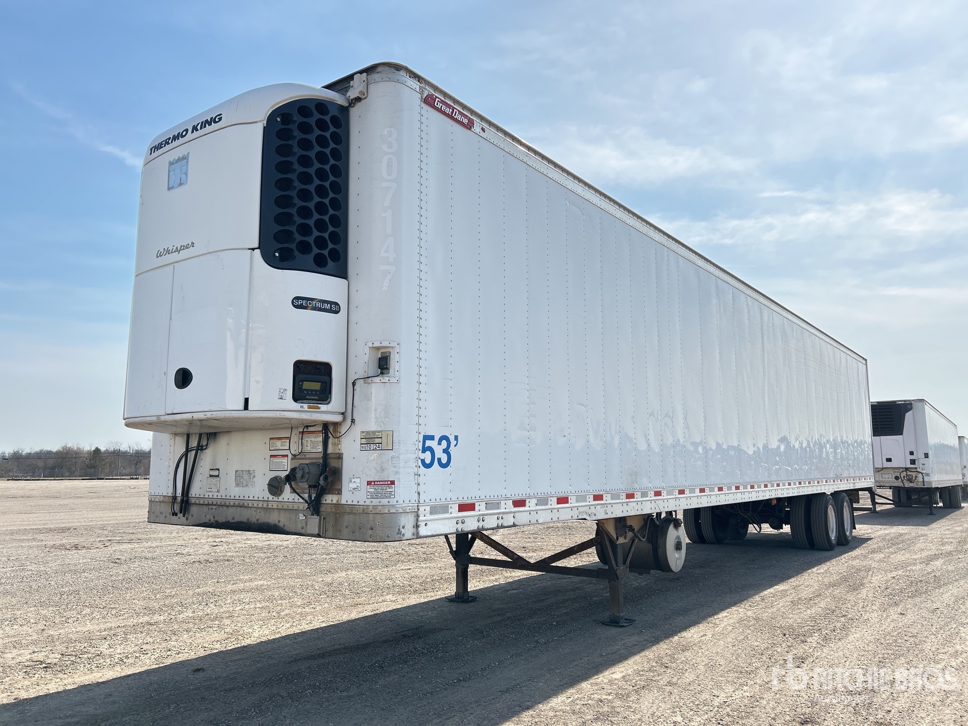 2015 Great Dane ECM-1113-12053 53 ft x 102 in T/A Refrigerated Tra ...