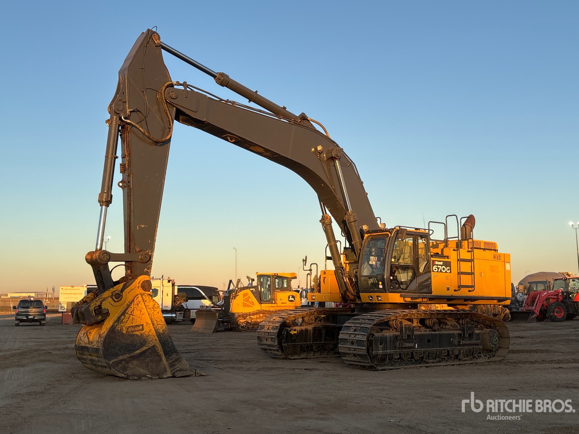 2021 John Deere 670G LC VG Tracked Excavator General Freight transport ...