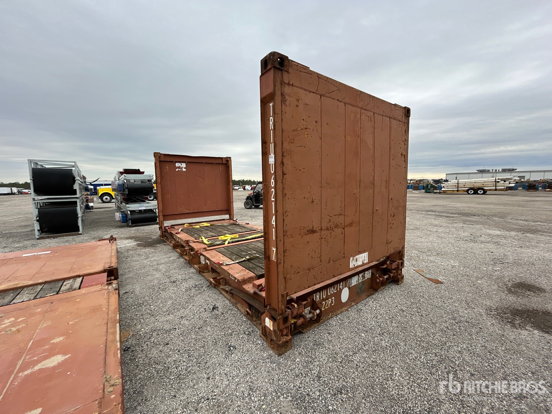 20 ft Flat Rack Storage Container General Freight transport quote to ...