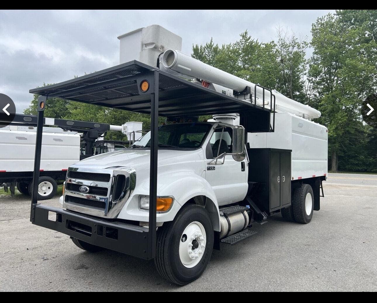 Ford F750 Trucks - Boom transport quote to Abington, MA. VeriTread Load ...