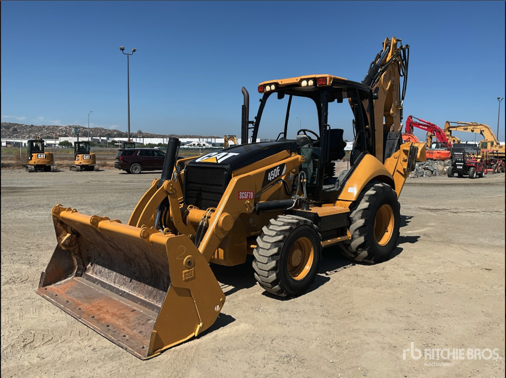 Caterpillar 450F Backhoe Loaders transport quote to San Marcos, CA ...