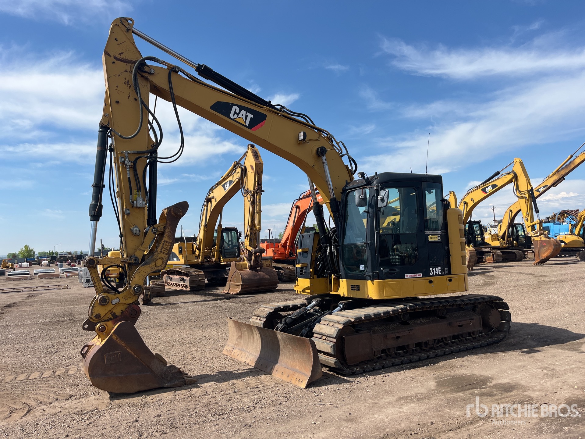 2013 Cat 314EL CR Tracked Excavator Excavators transport quote to Clyde ...