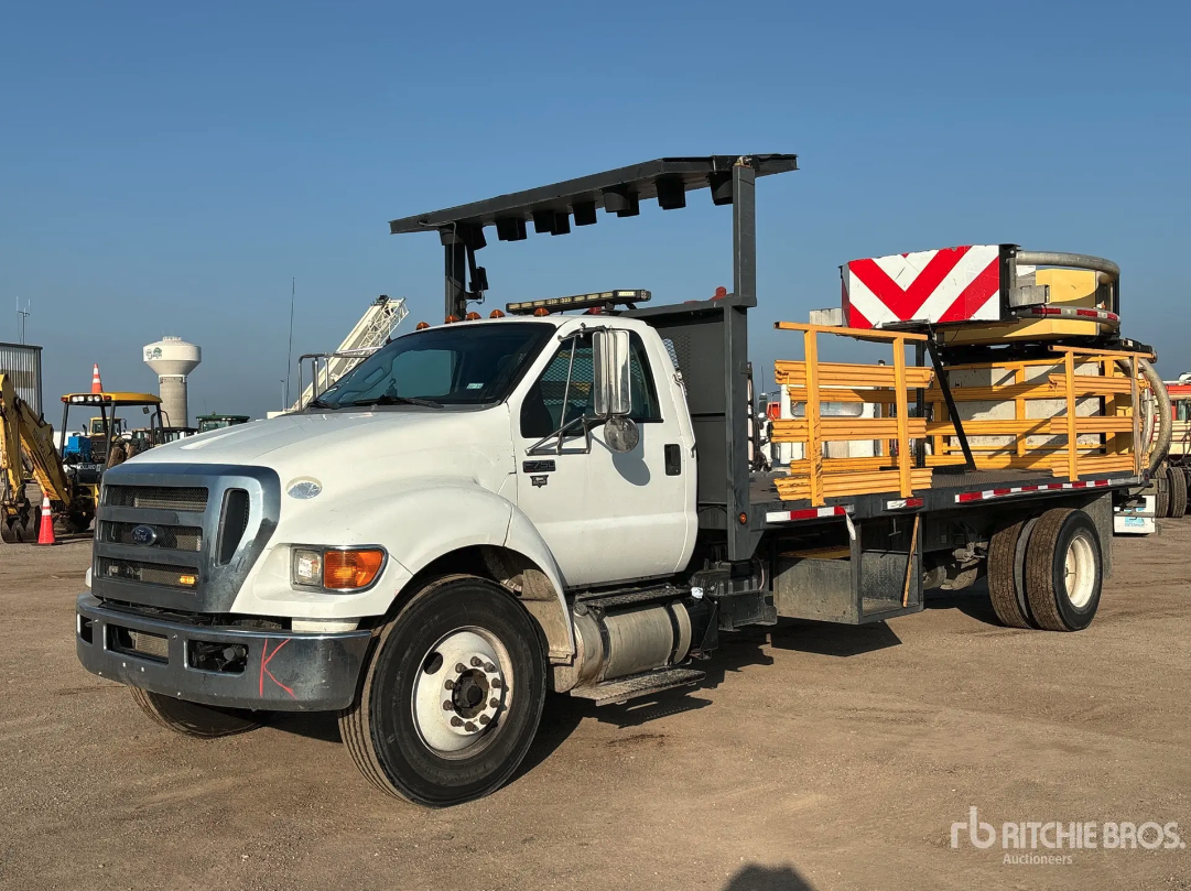 Ford F750 Trucks - Boom transport quote to Hawthorne, NY. VeriTread ...