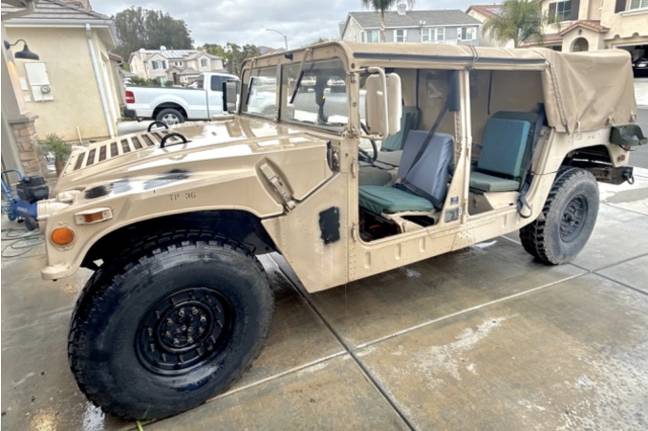 2008 AM General M1097R1 HMMWV 4 Door Soft Top w/Truck Body General ...