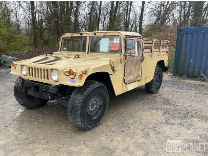 AM General M1097A2 HMMWV 2 Door Soft Top w/Truck Body General Freight ...