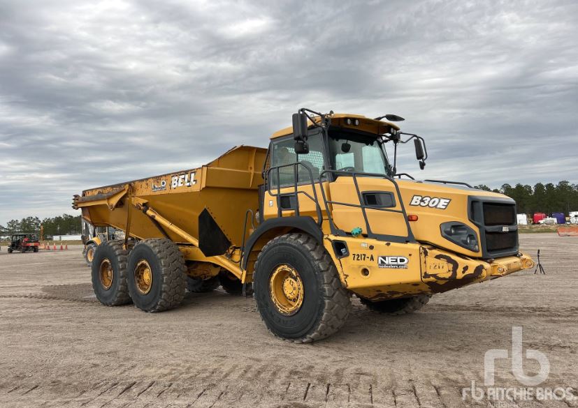 Bell B30E Articulated Dump Trucks transport quote to Camas, WA ...