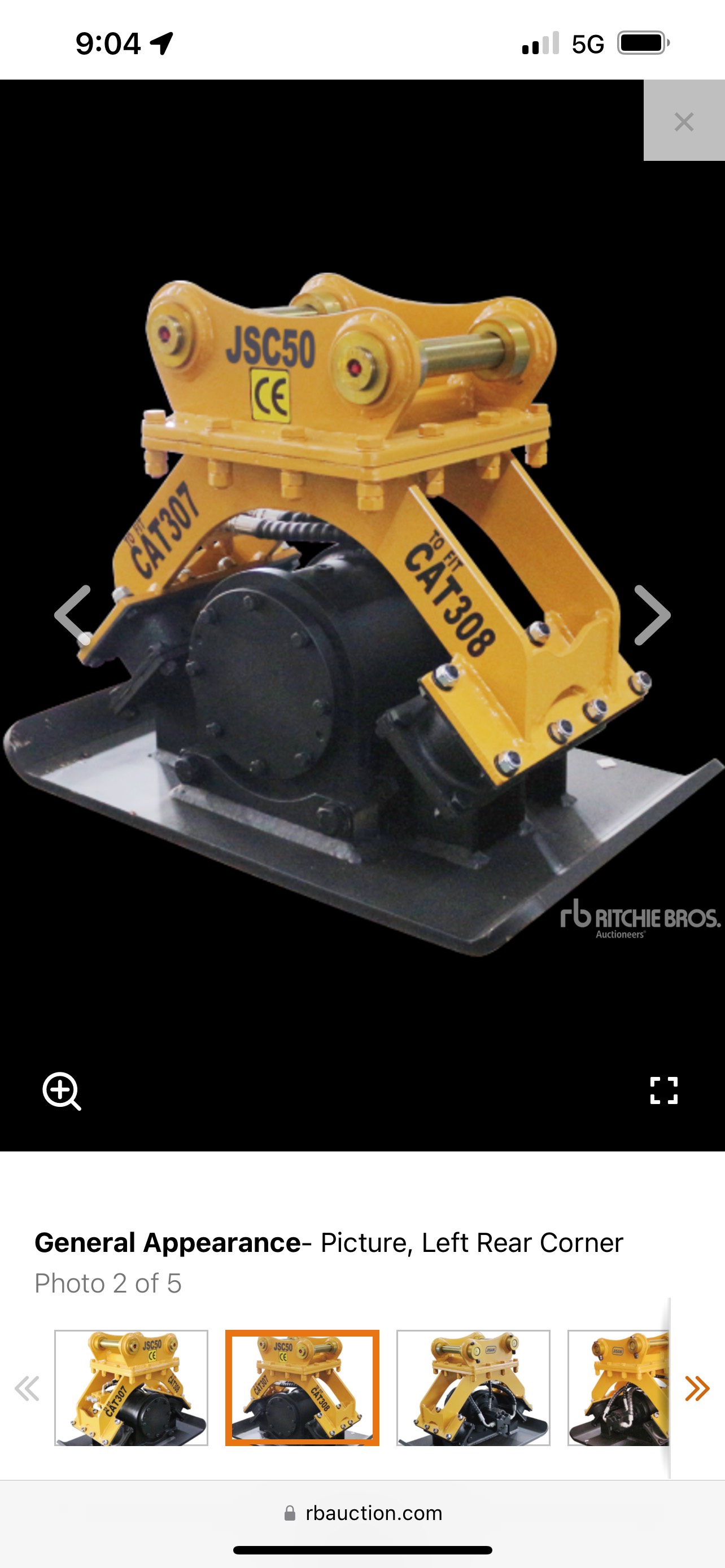 Jisan JSC50 Attachments - Construction transport quote to Carriere, MS ...