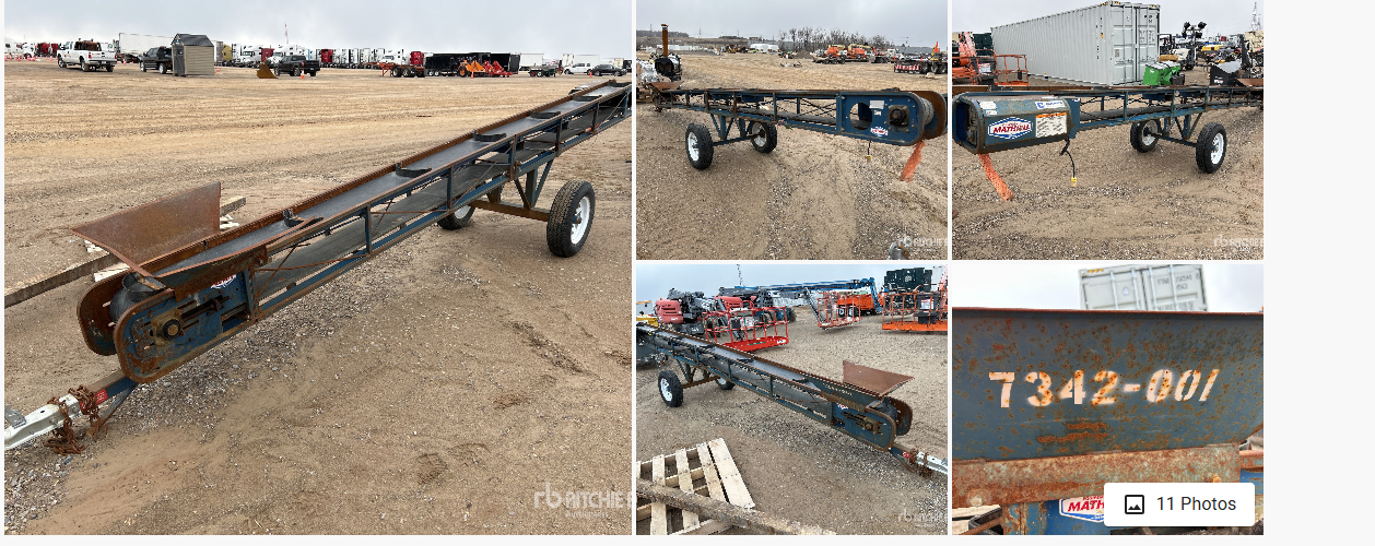 Matheiu 10 in x 20 ft Portable Conveyor General Freight transport quote ...