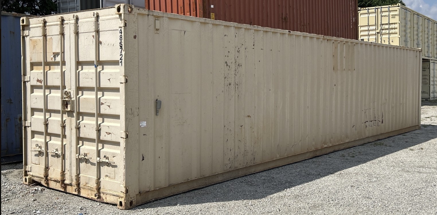 40' standard shipping container General Freight transport quote to ...