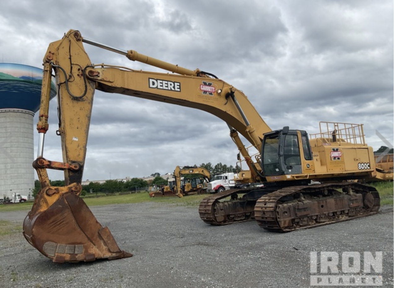 John Deere 800C Excavators transport quote to Columbus, MS. VeriTread ...
